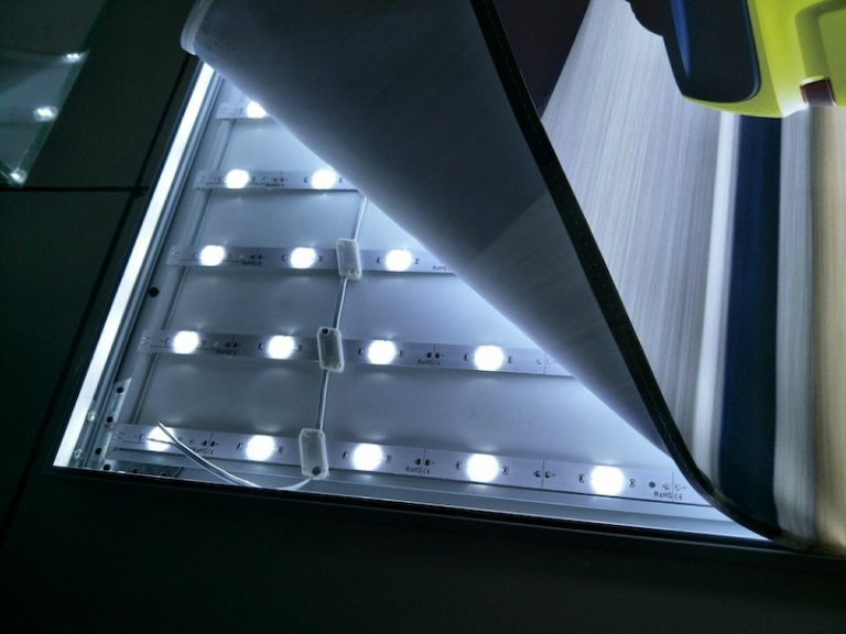 Led Fabric Light Box, Led Fabric Display, Fabric Light Box | CPD Lighting